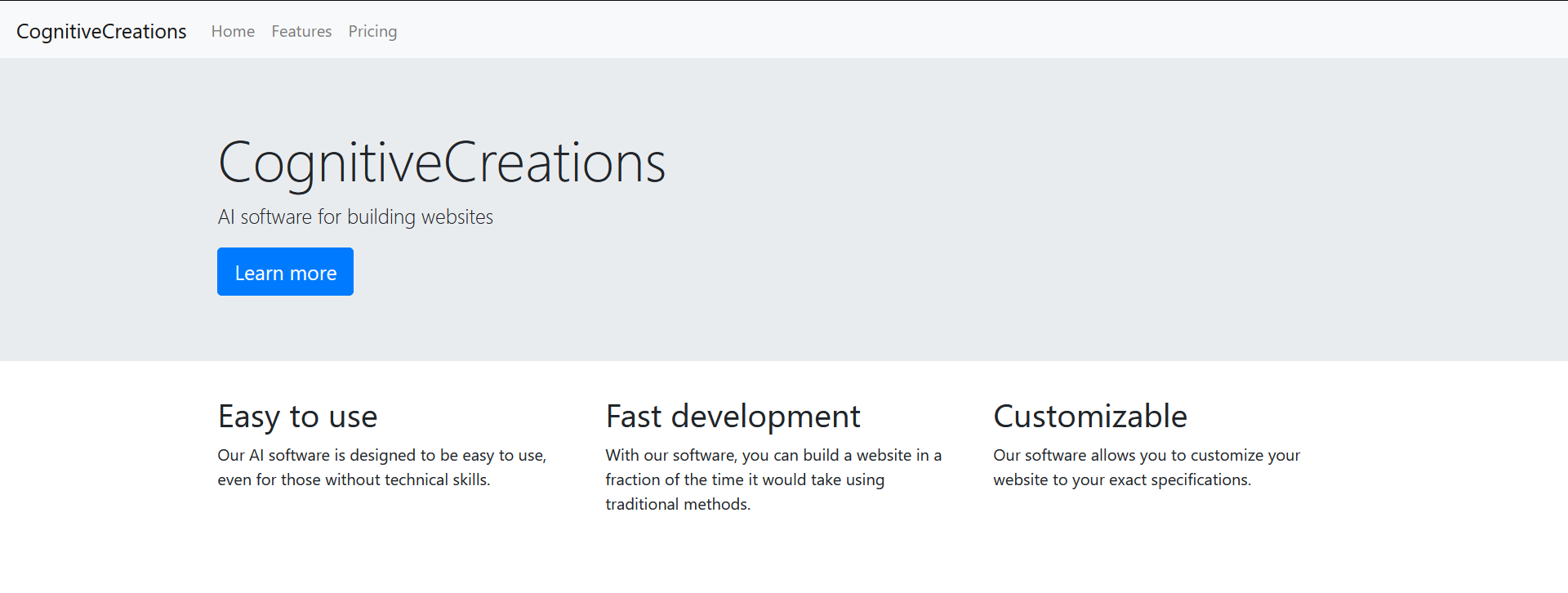 How We Built Simple Landing Page In Bootstrap Using ChatGPT | Smooets